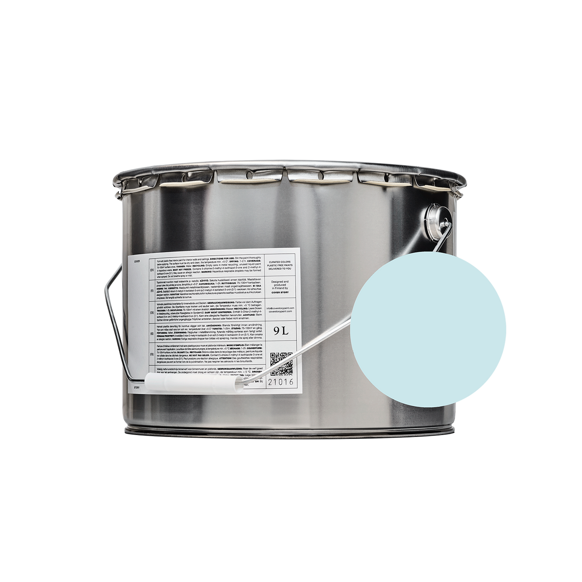 ALBERT matte finish interior paint, mid blue-turquoise