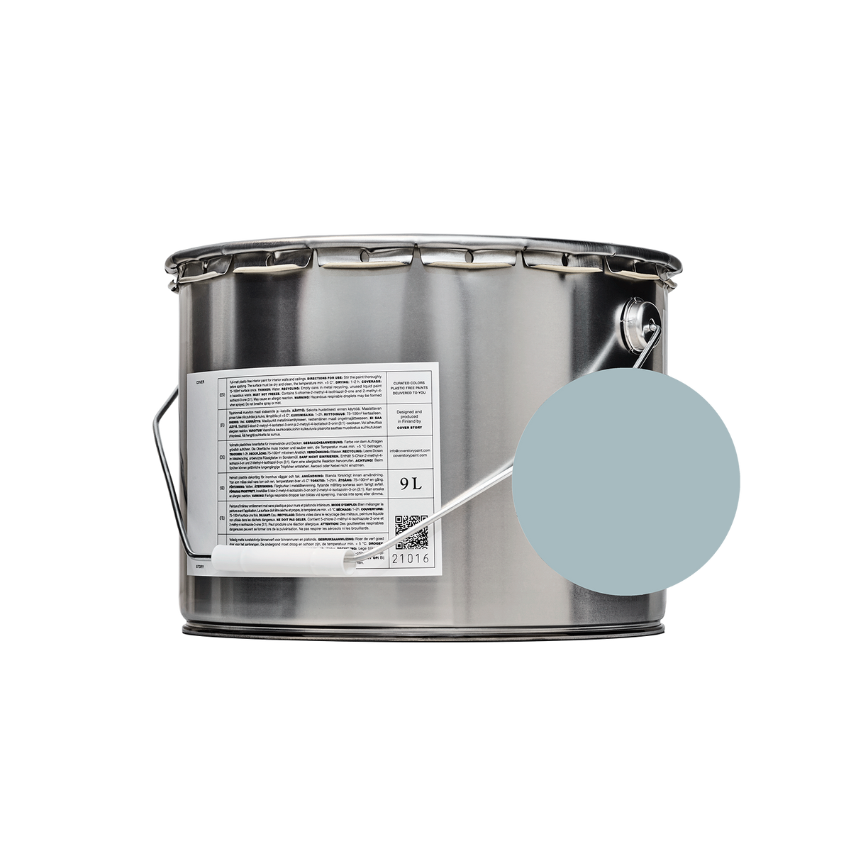 TOVE matte finish interior paint, mid storm grey
