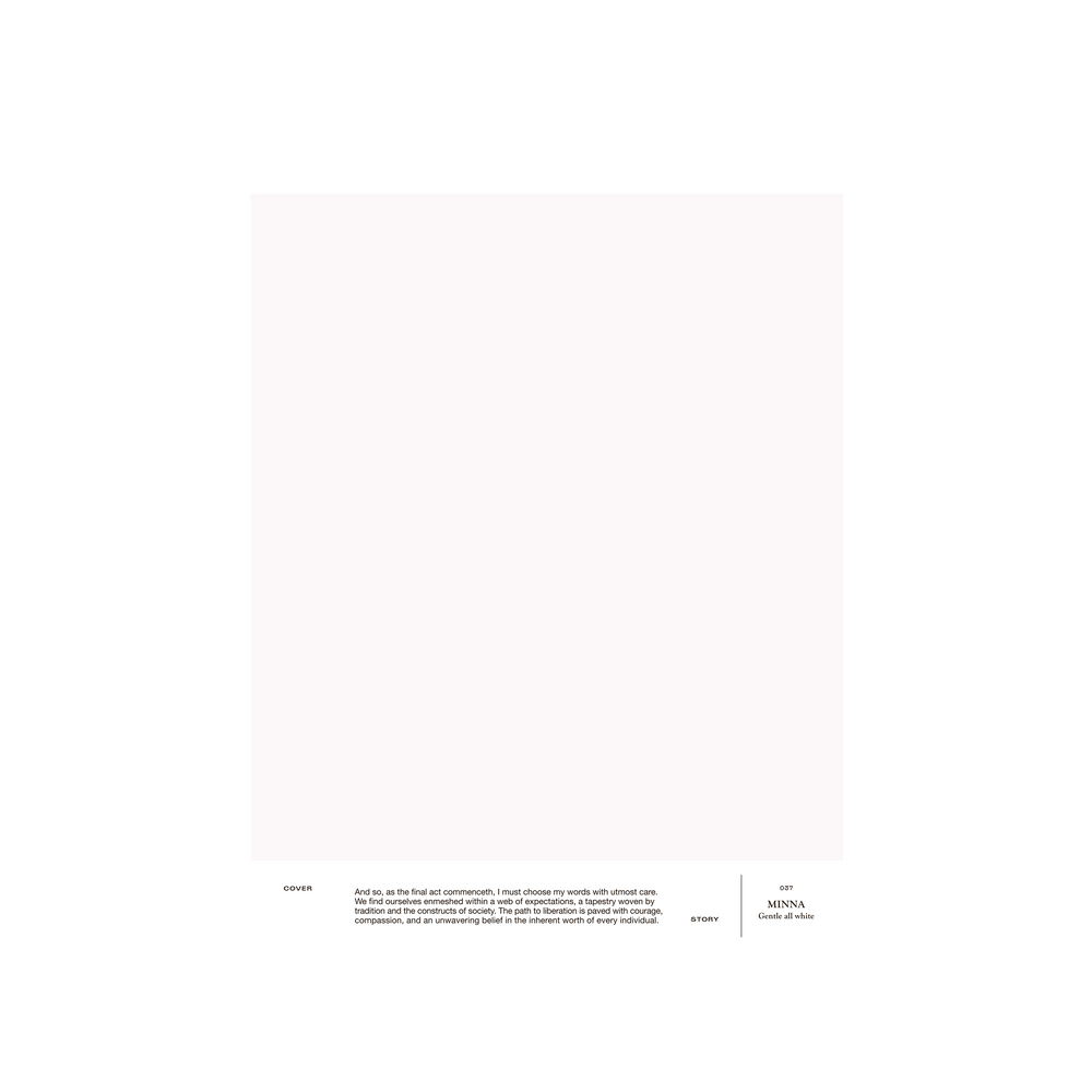 White paint sample set