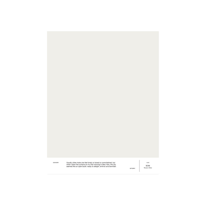 White paint sample set