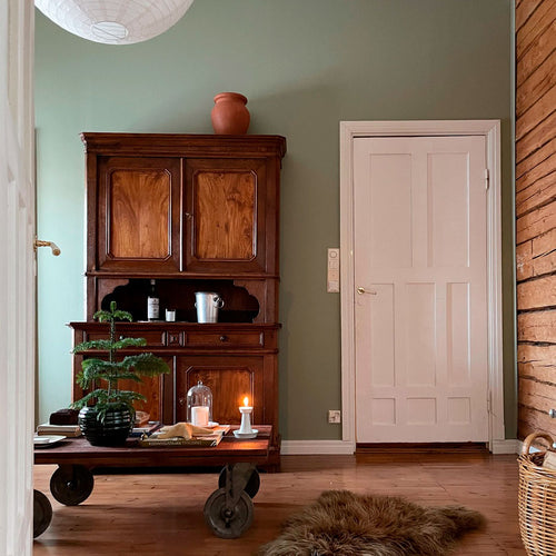 JILL matte finish interior paint, sage green