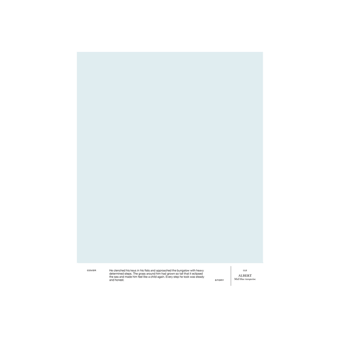 ALBERT matte finish interior paint, mid blue-turquoise