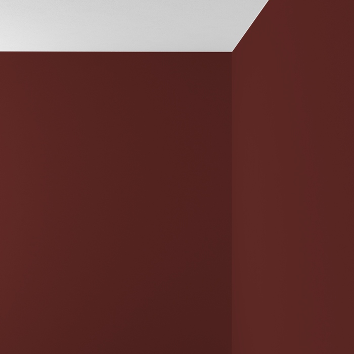 OSCAR matte finish interior paint, deep burgundy